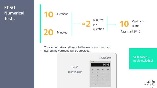 Beginner’s Guide To The EPSO Numerical Reasoning Test | PPT