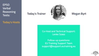 Beginner’s Guide To The EPSO Verbal Reasoning Test | PPT