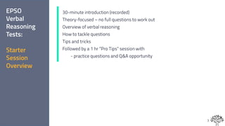 Beginner’s Guide To The EPSO Verbal Reasoning Test | PPT