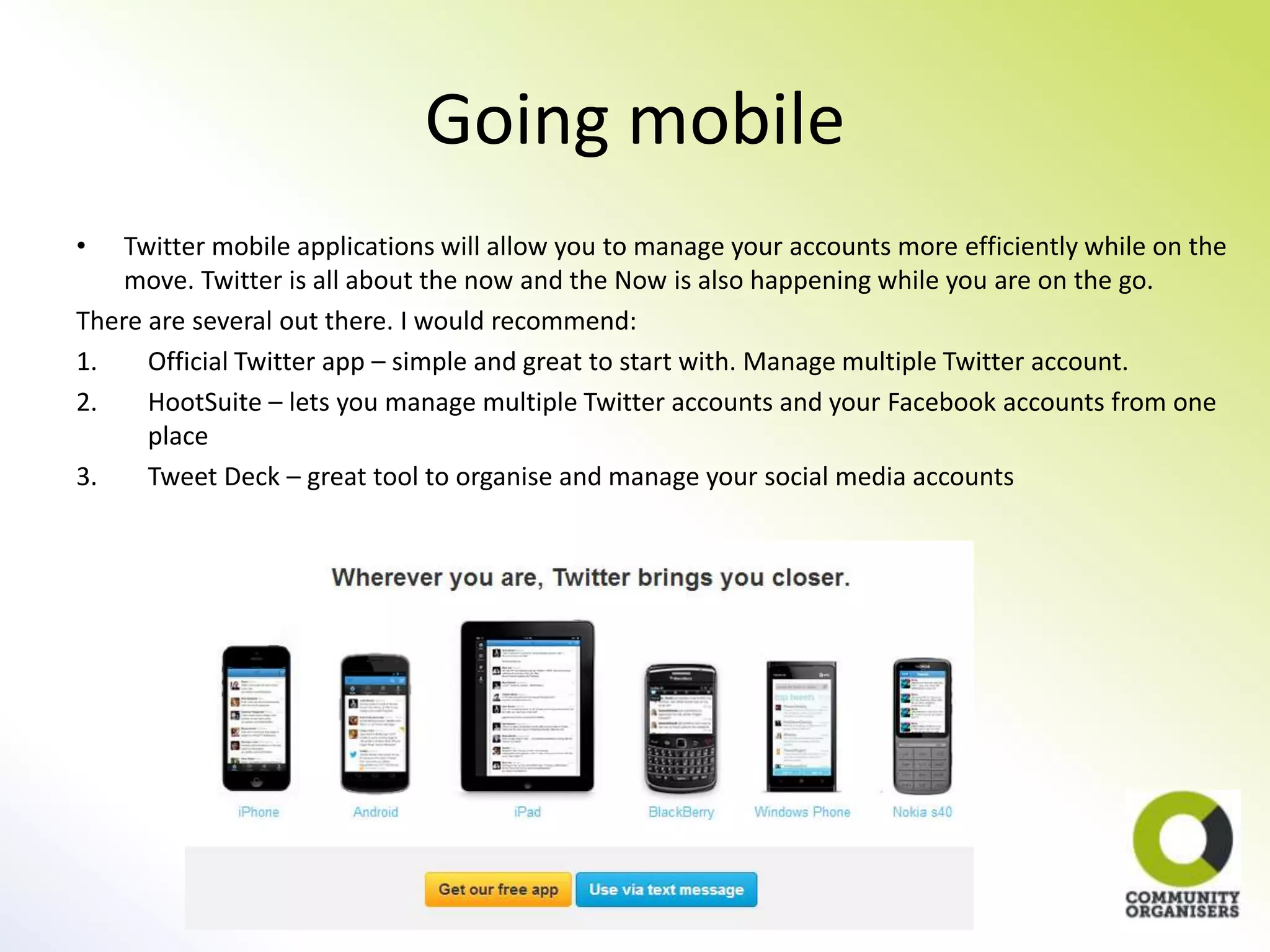 Beginner's guide to Twitter | PPT