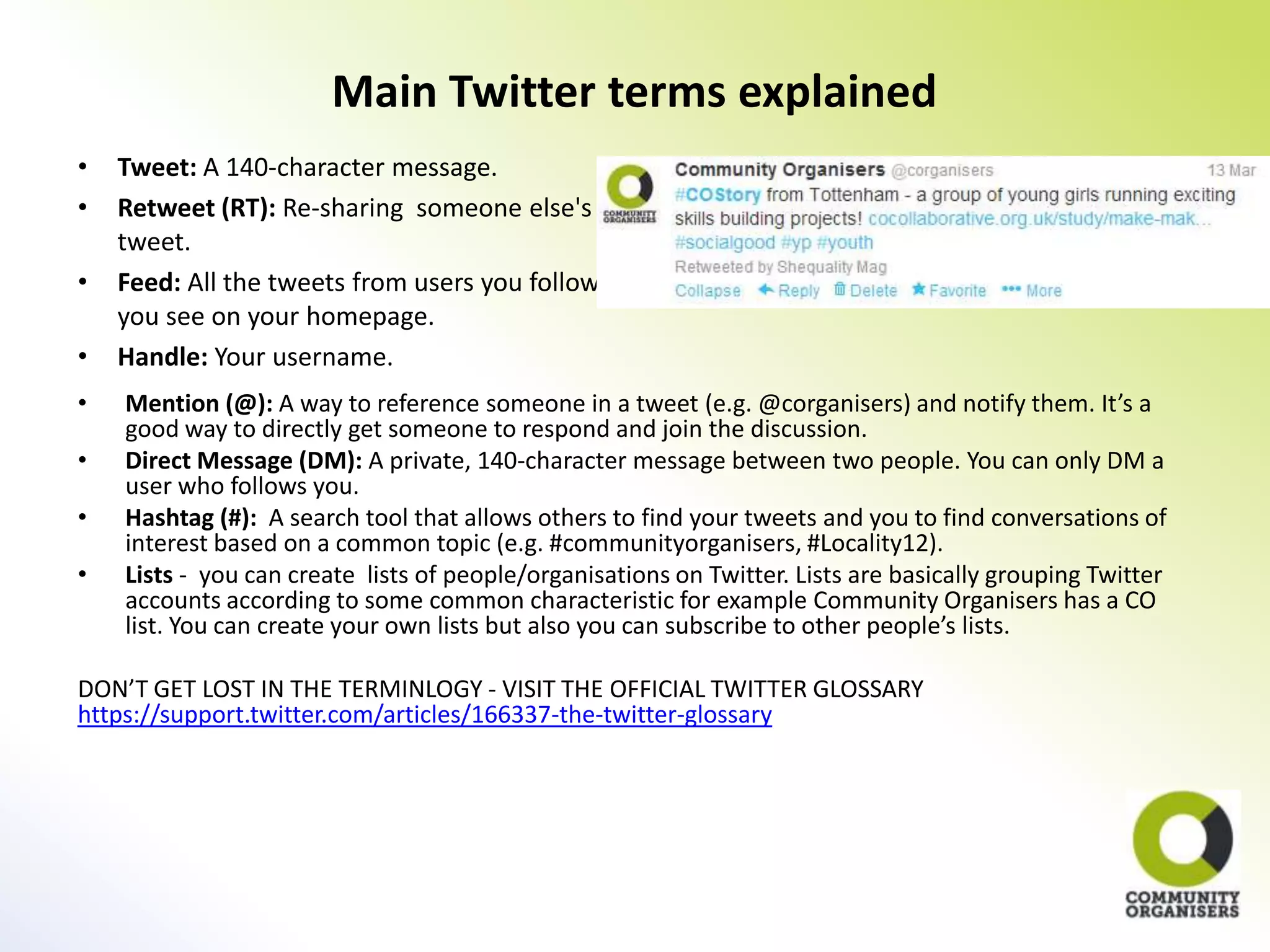 Beginner's guide to twitter | PPT
