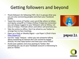 Beginner's guide to twitter | PPT