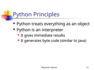 beginners python programming language to understand | PPT