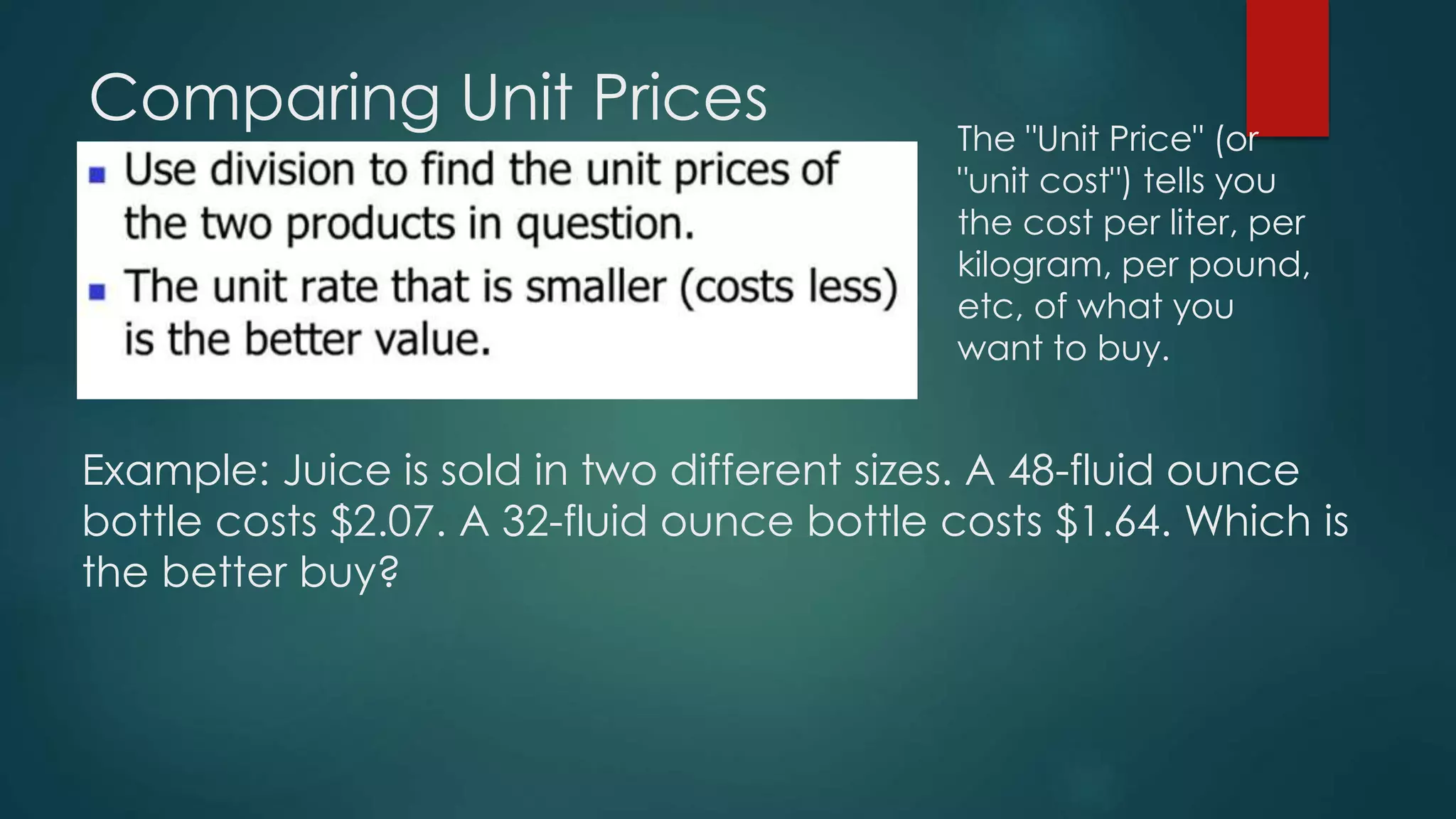 Beginners Ratios, Rates and Proportions Week 4.pptx