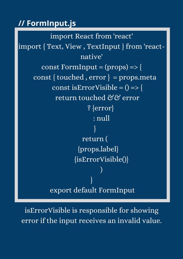 Beginner’s tutorial (part 1) integrate redux form in react native ... Beginner’s tutorial (part 1) integrate redux form in react native ...