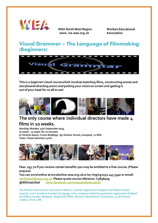 Beginners visual grammar | DOCX | Education