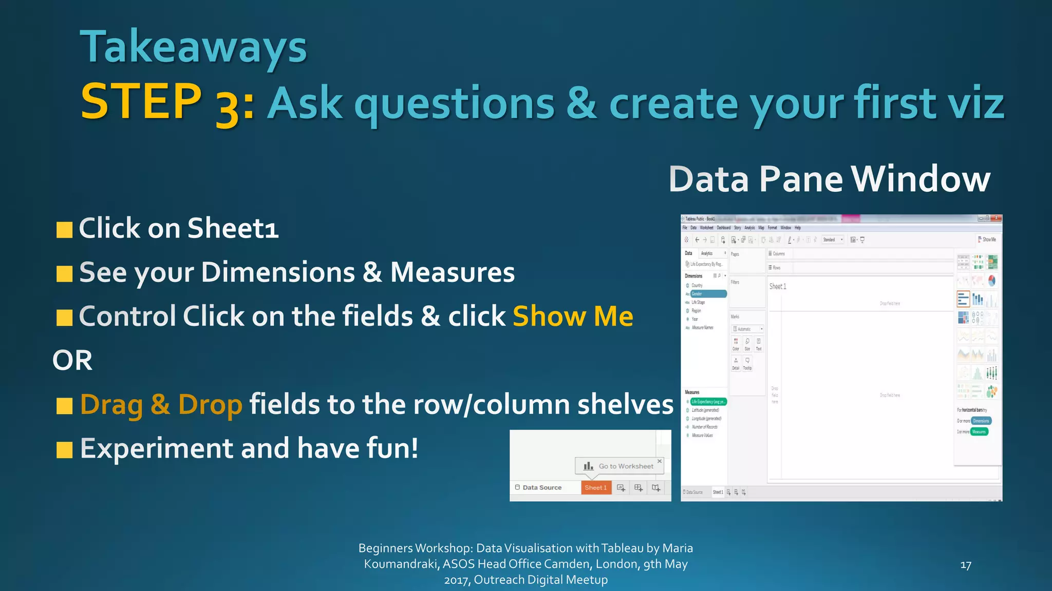 Data Visualisation & Analytics with Tableau (Beginner) - by Maria Koumandraki | PDF