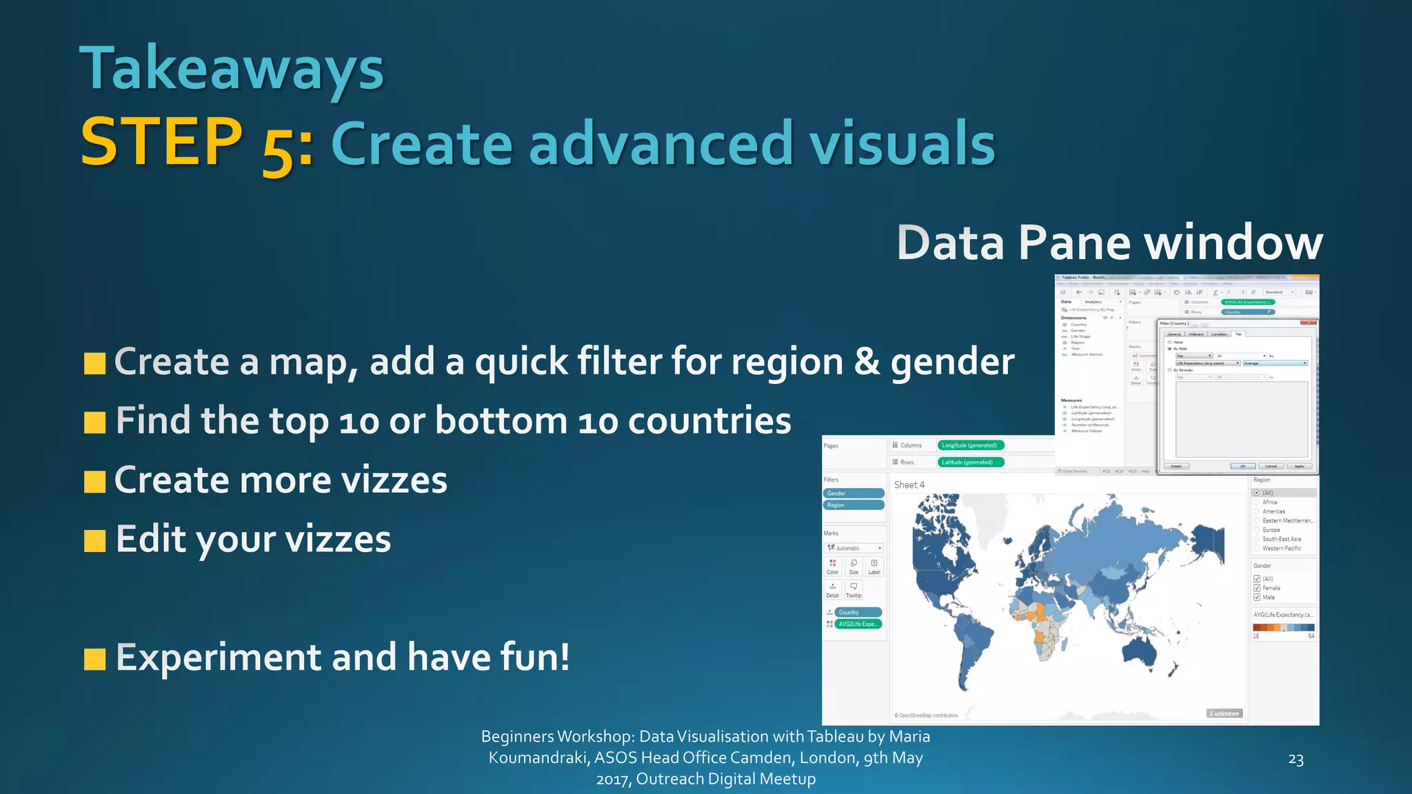 Data Visualisation & Analytics with Tableau (Beginner) - by Maria ...