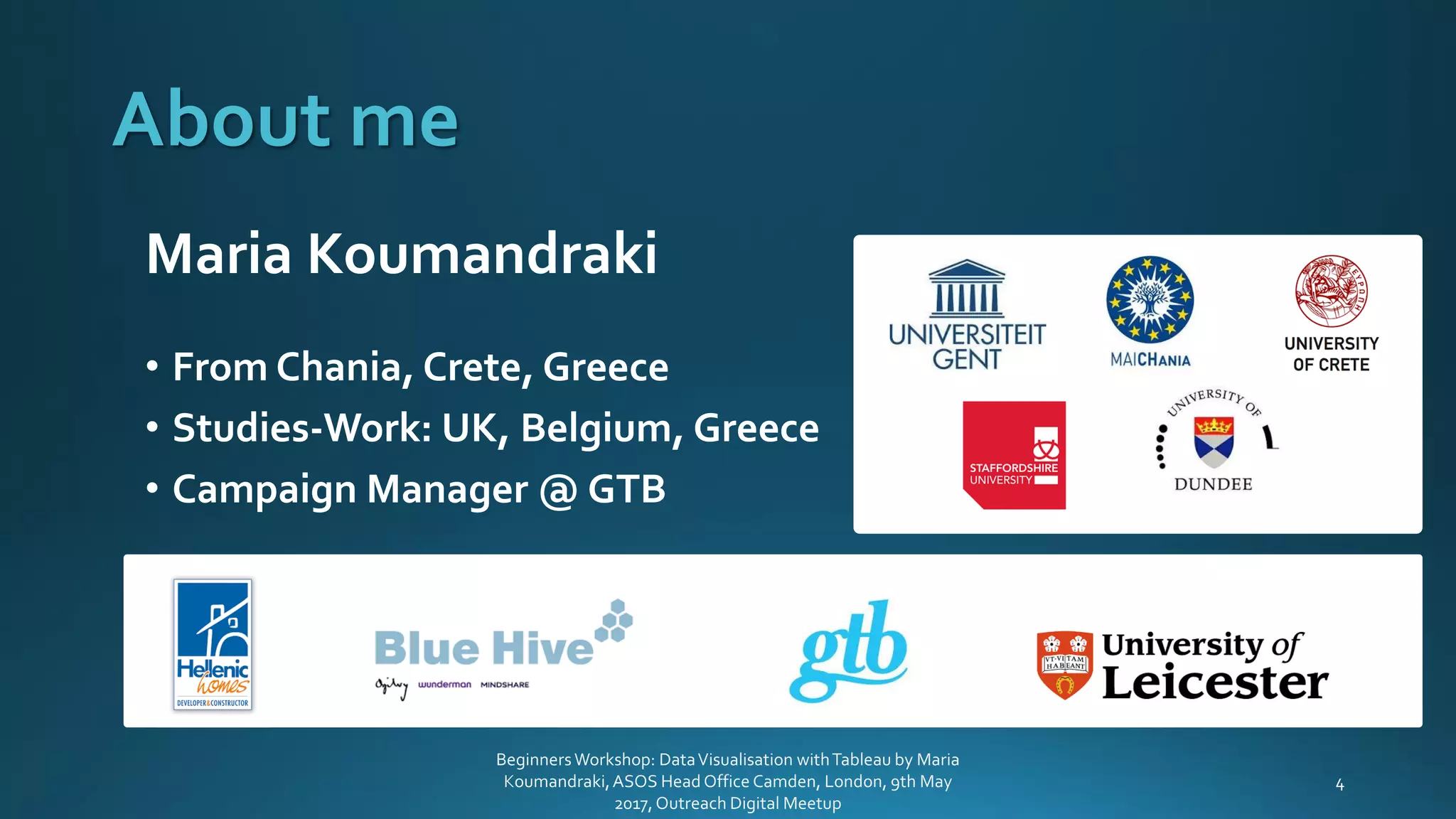 Data Visualisation & Analytics with Tableau (Beginner) - by Maria Koumandraki | PDF