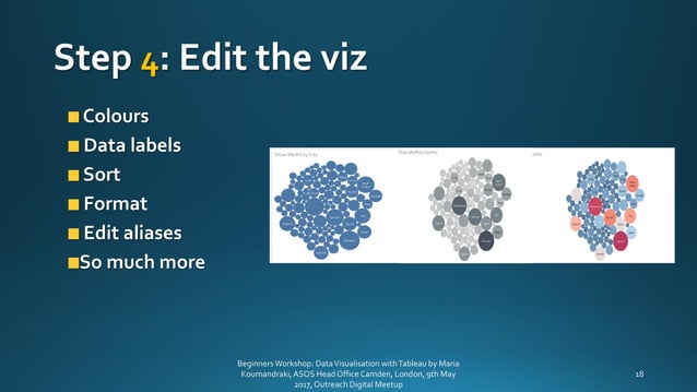 Data Visualisation & Analytics with Tableau (Beginner) - by Maria ...
