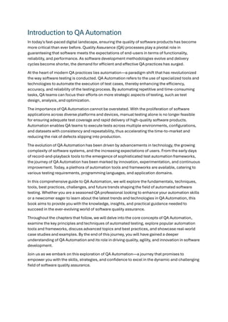 Becoming a QA Automation Expert: A Tech Enthusiast's Complete Guide | PDF