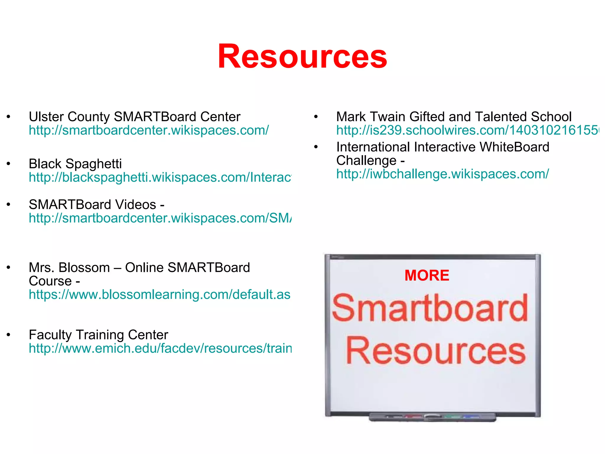 Beginner training smartboard 010511 | PPT
