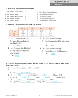 Beginner units 6a and 6b (1) | DOCX