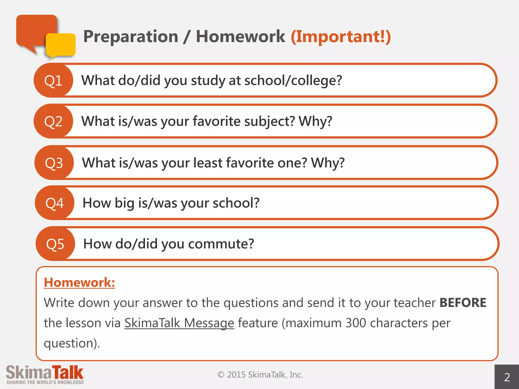 Beginner writing self-introduction - Lesson 3(t) | PPT