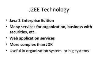 Beginning In J2EE | POT