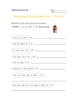 Beginning%20 forming%20questions%20 %20where | PDF