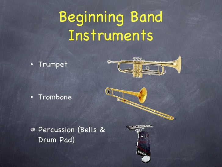 Beginning band presentation