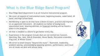 Beginning band show | PPTX