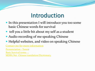 Beginning chinese | PPTX