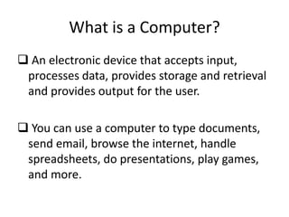 Beginning computer basics | PDF