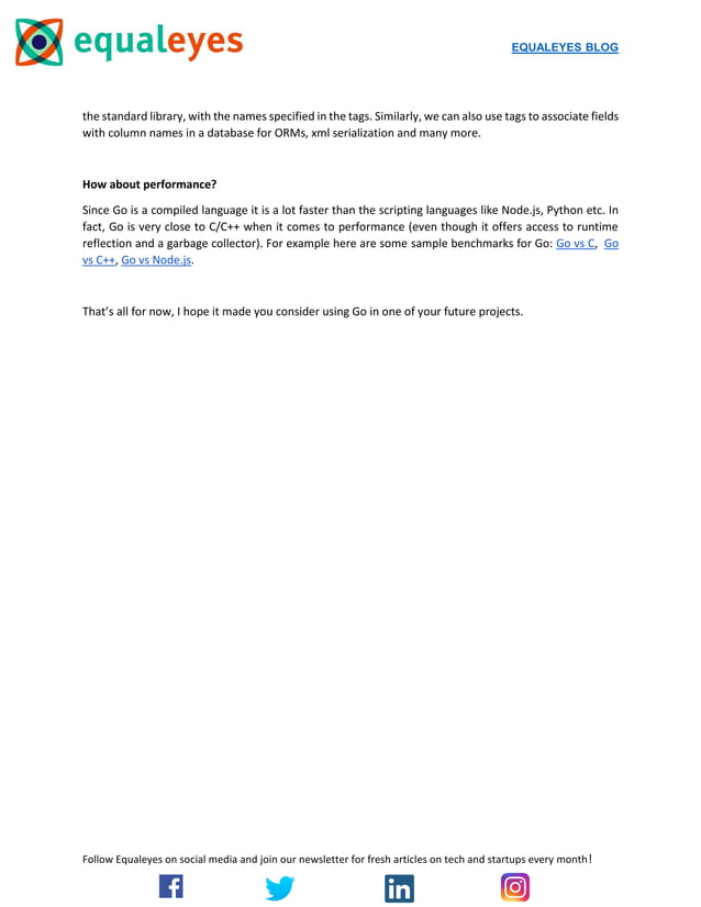 Beginning development in go | PDF