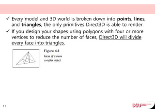Beginning direct3d gameprogramming04_3dfundamentals_20160414_jintaeks | PPTX | 3-D Graphics ...