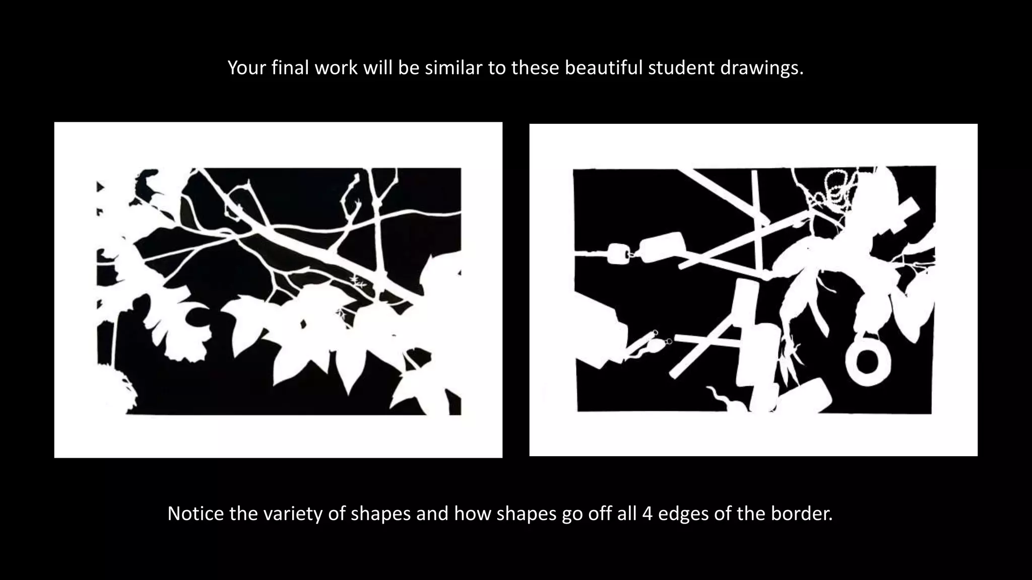 Negative space Drawing | PPTX