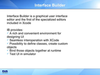 Beginning i os development | PPT