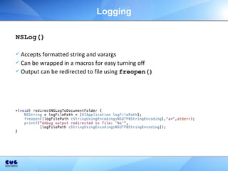 Beginning i os development | PPT