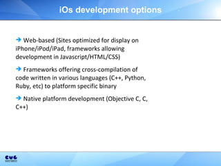 Beginning i os development | PPT