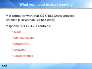 Beginning i os development | PPT