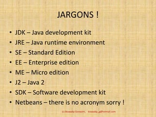 Java for the Beginners | PPT