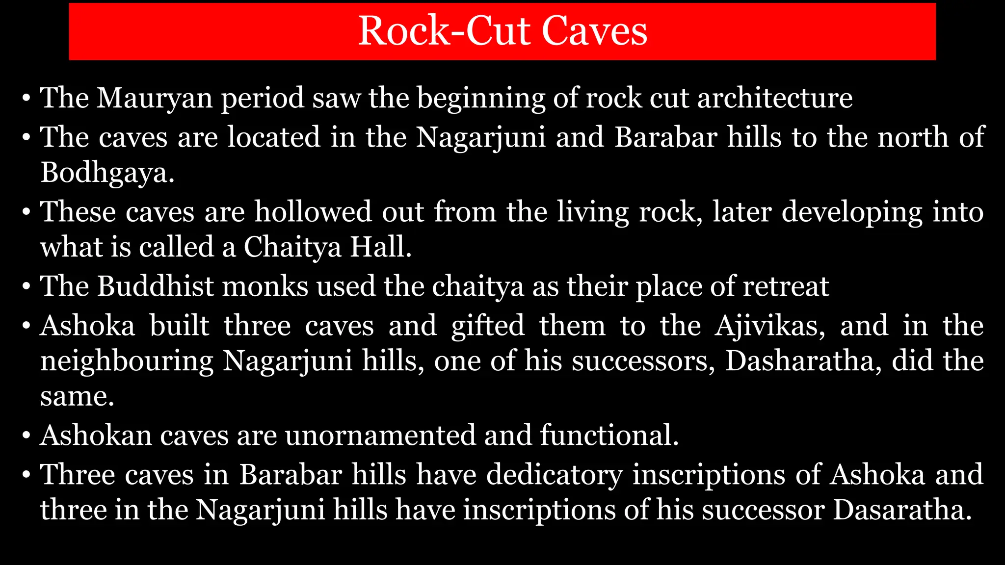 Beginning of Rock-cut Architecture- Sudama Cave, Lomas Rishi, Bhaja ...