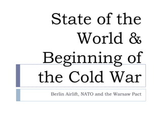 Beginning of the cold war | PPTX