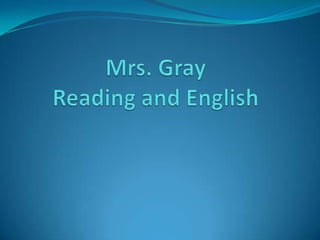 Beginning of the year ppt | PPT