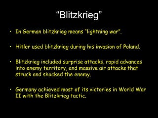 Beginning of world war ii | PPT