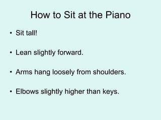 Beginning Piano | PPT