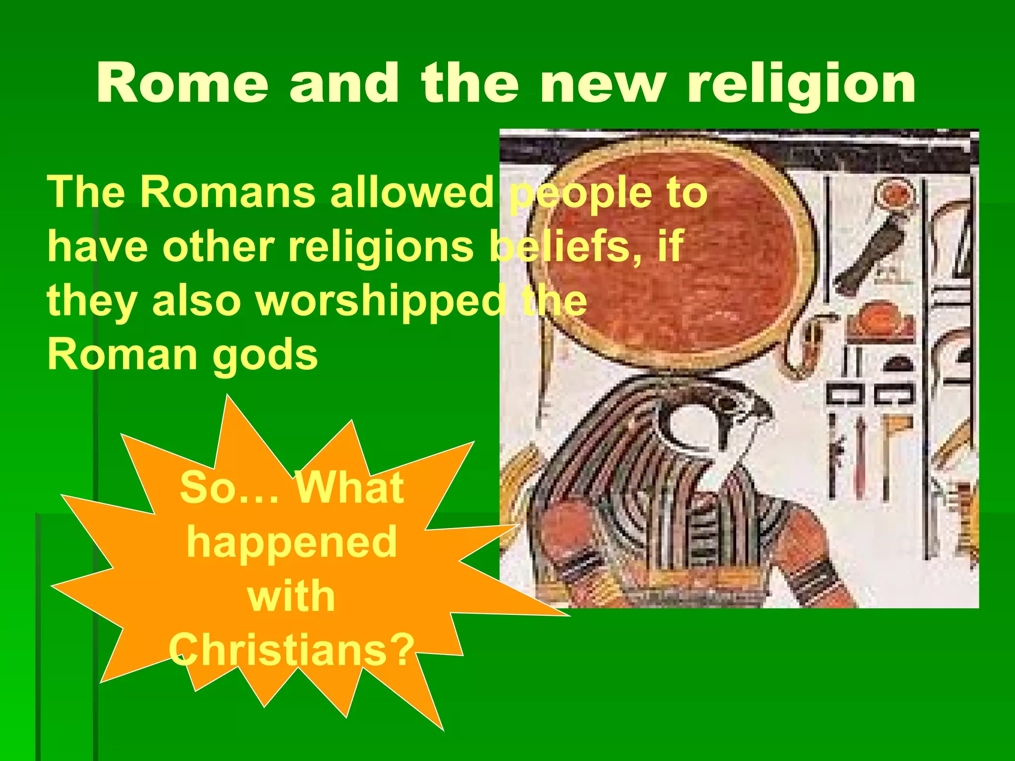 Beginnings of christianity | PPT