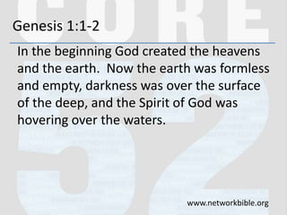 Beginnings_Part_1_Creation | PPTX