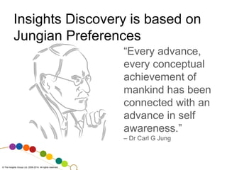 Beginning the journey to self awareness with Insights Discovery | PPTX