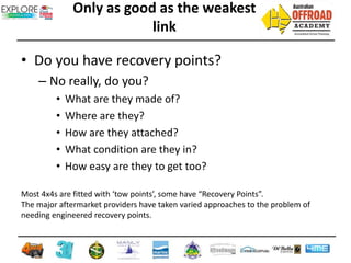 Beginning with vehicle recovery | PPTX