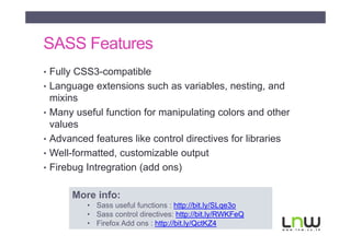Begin to sass | PPT
