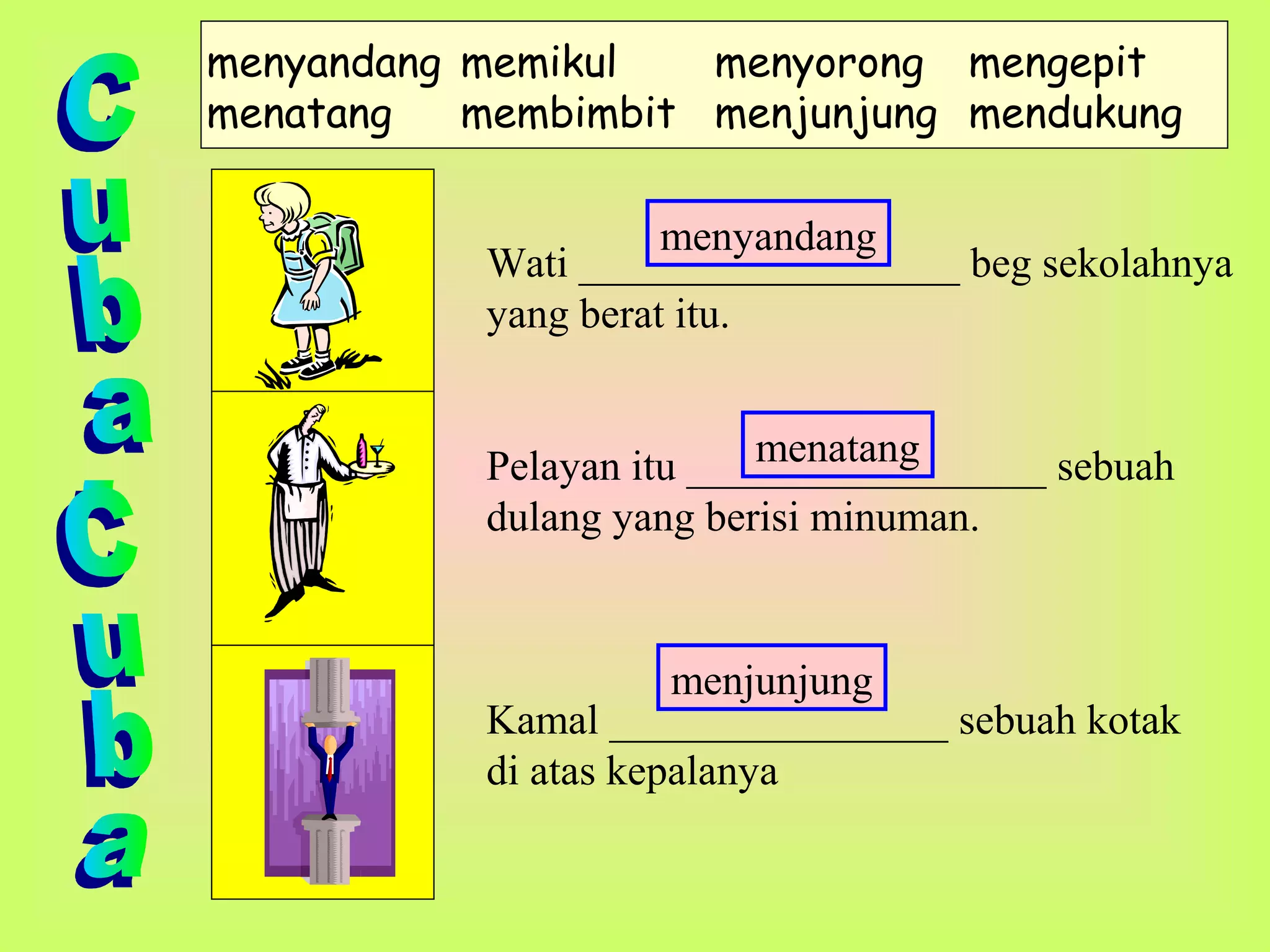 Kata Kerja ( Homonim ) | PPT