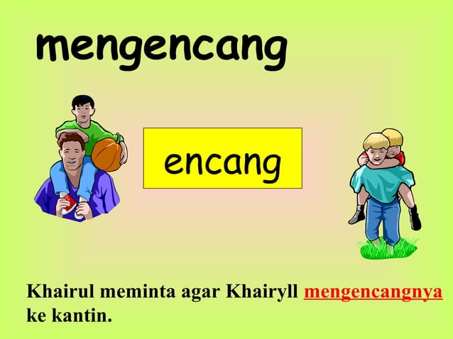 Kata Kerja ( Homonim ) | PPT