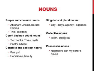 Basic English Grammar Meeting 6 | PPT