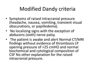 begnin intracranial hypertension.pptx