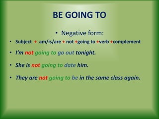 Be going to | PPTX