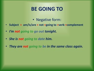 Be going to | PPTX
