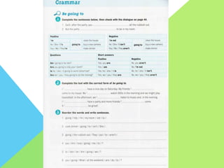 Be going to - GRAMMAR | PPTX