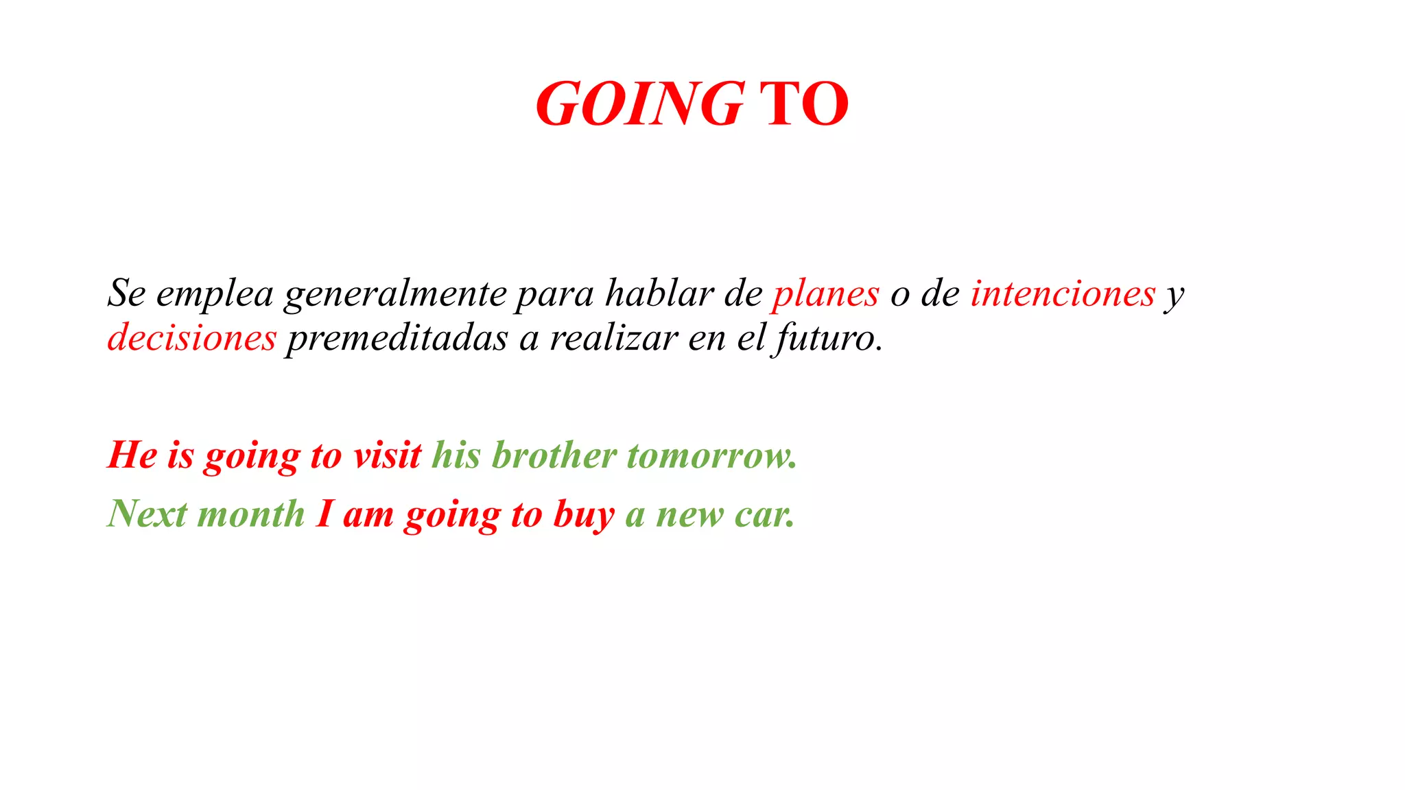 BE GOING TO + INFINITIVE.pptx